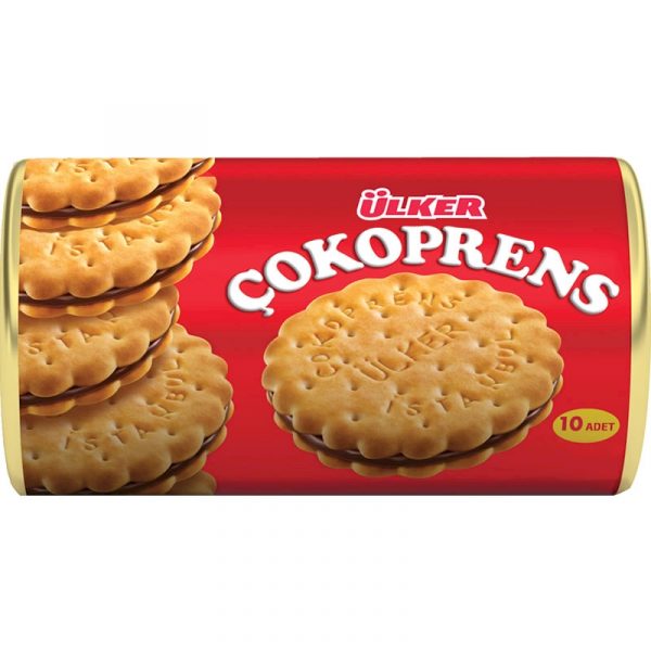 Ulker Cokoprens Sandwich Biscuit 300 gr x 12 – Atlas Food