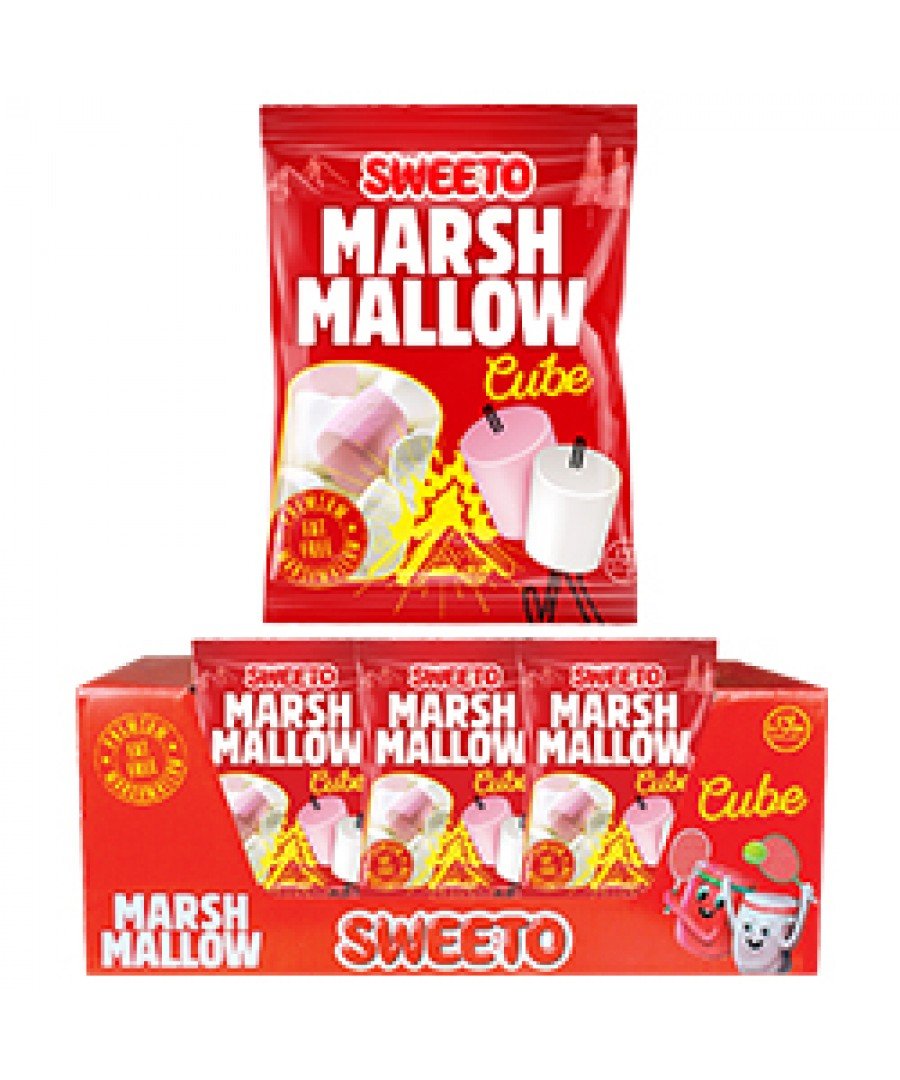 Sweeto Marshmallow Cube (24 x 140 g) – Atlas Food