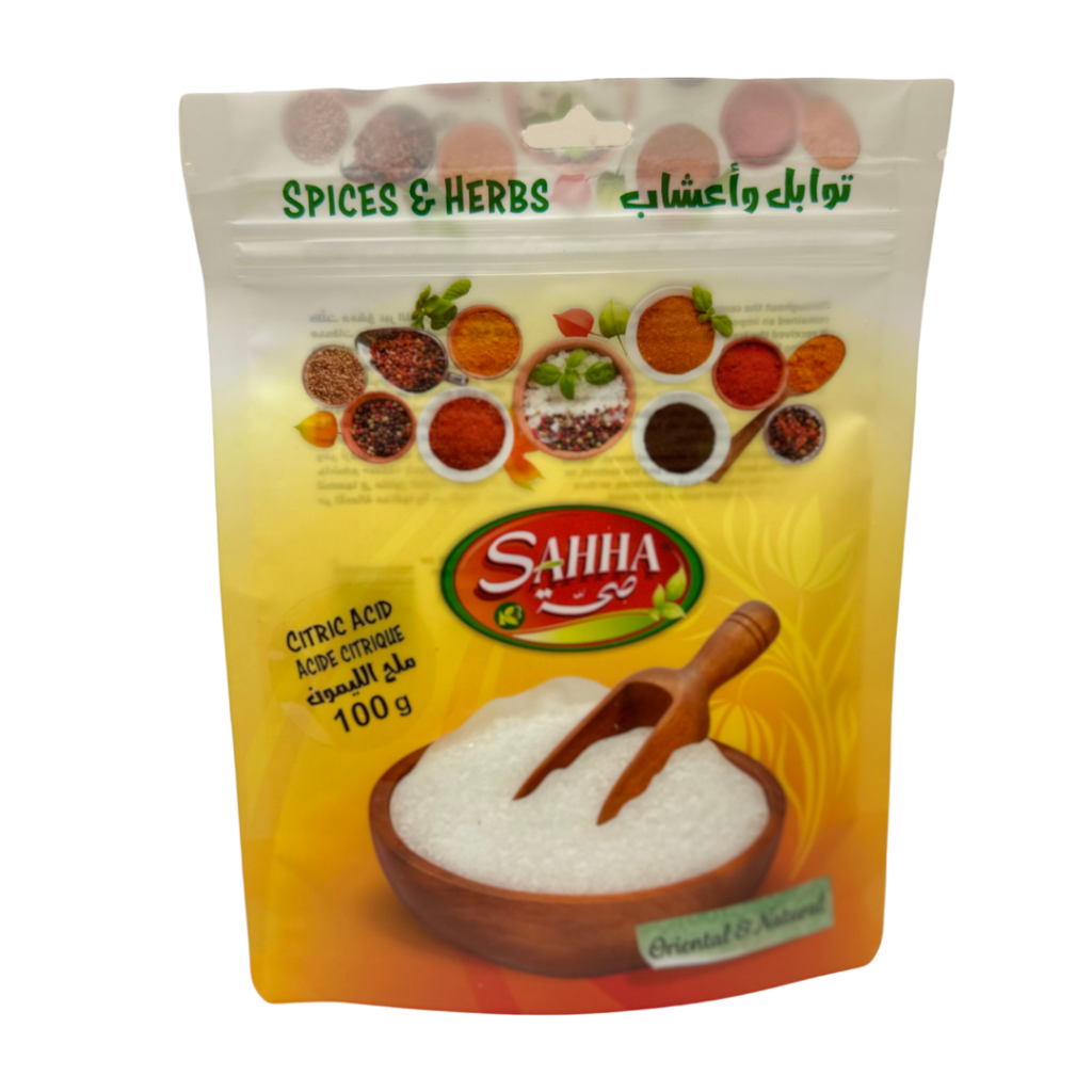 Sahha Citric Acid – 12x100g- #6933 – Atlas Food